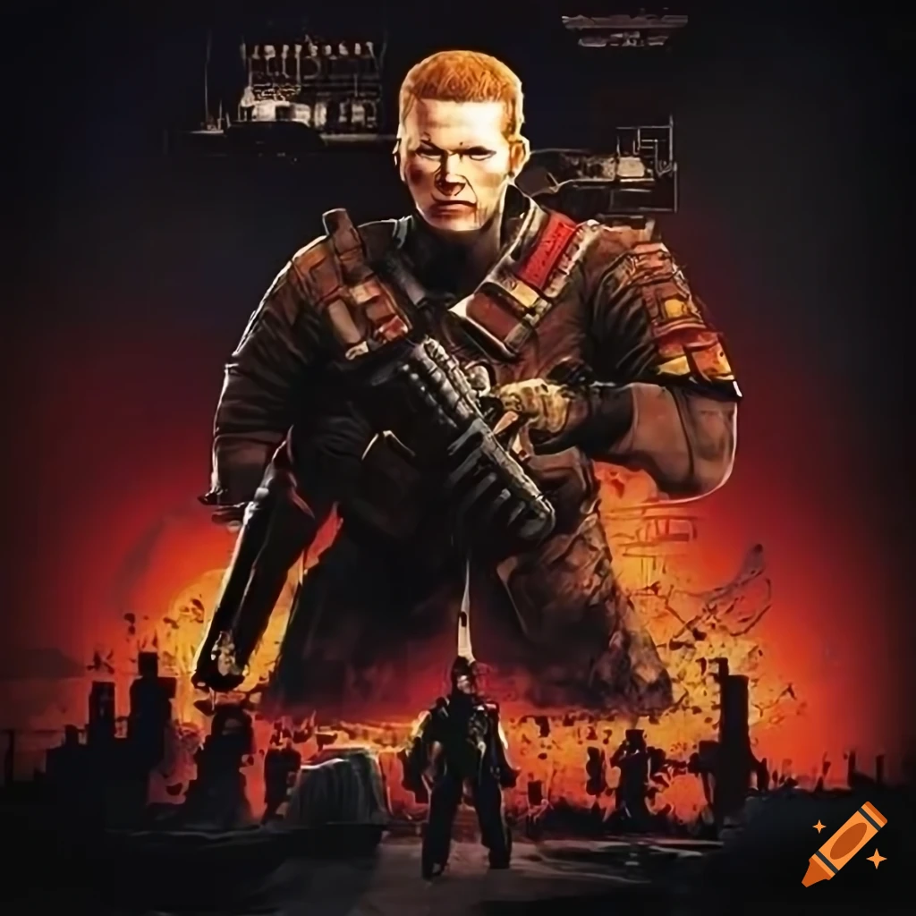 Wolfenstein movie poster on Craiyon