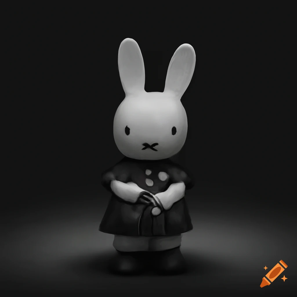 Gothic interpretation of miffy character