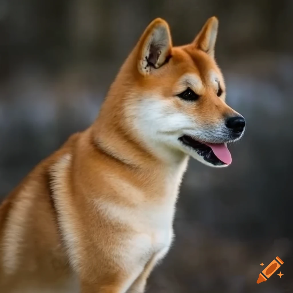 Shiba inu dog on Craiyon