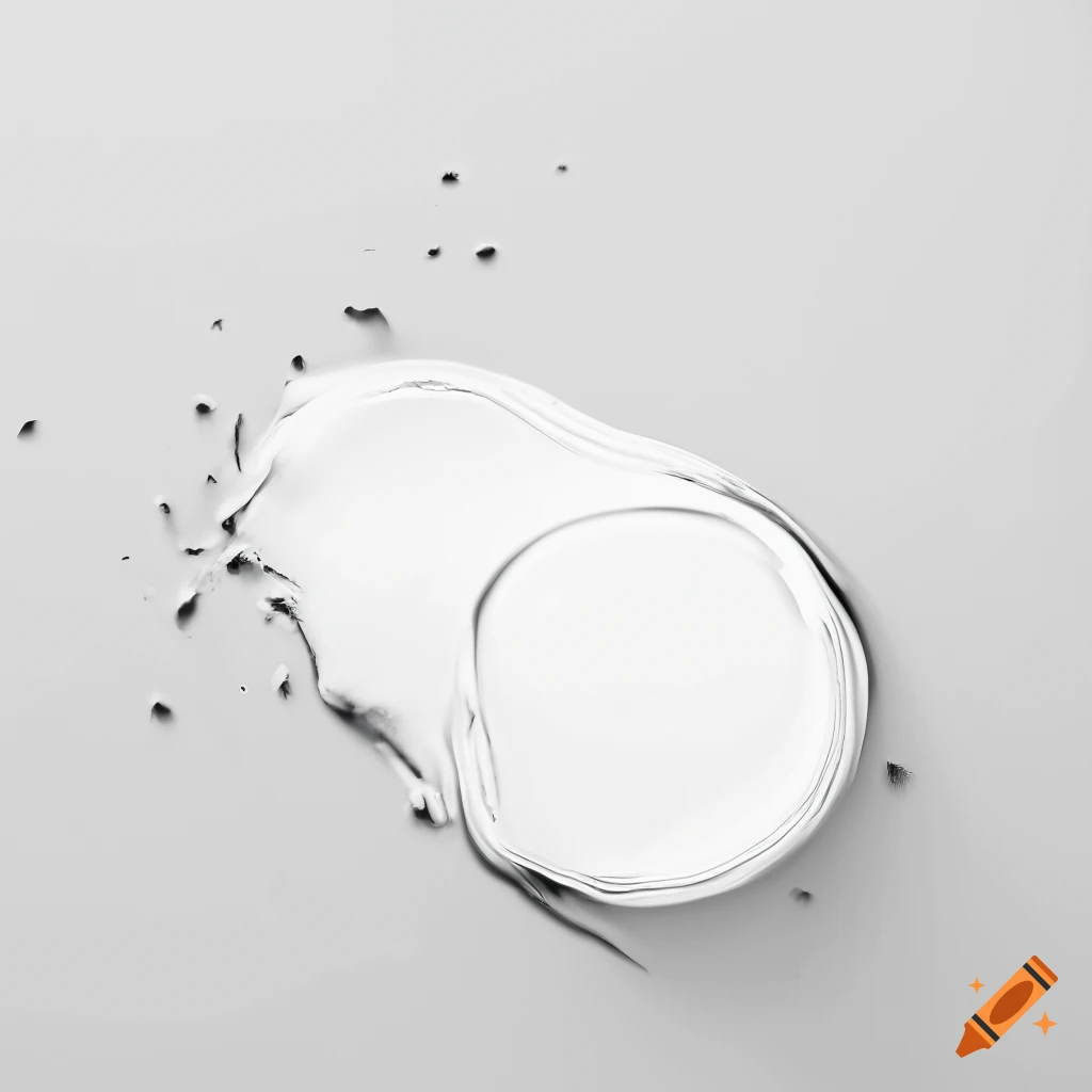 White paint on a white background on Craiyon