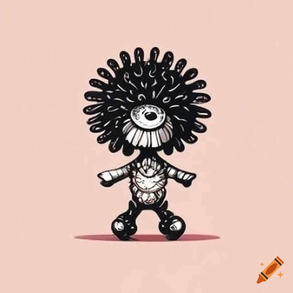 Superflat style artwork inspired by takashi murakami on Craiyon