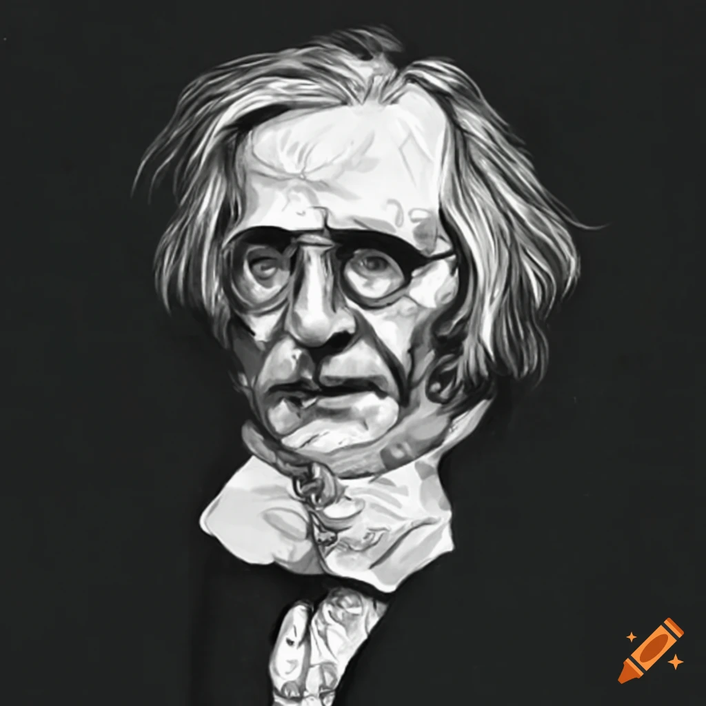 Antique Portrait Of A Doctor From The 1800s