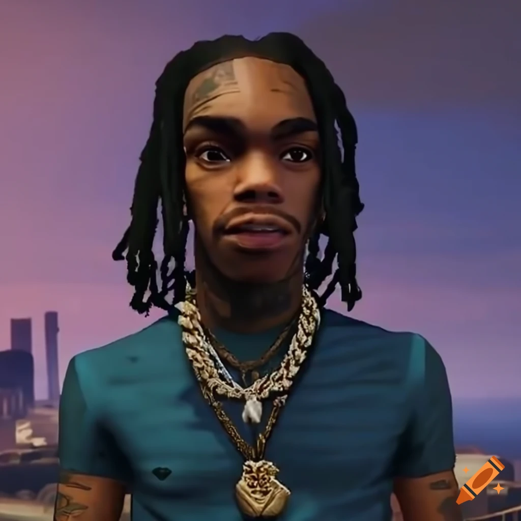Gta v style artwork of ynw melly