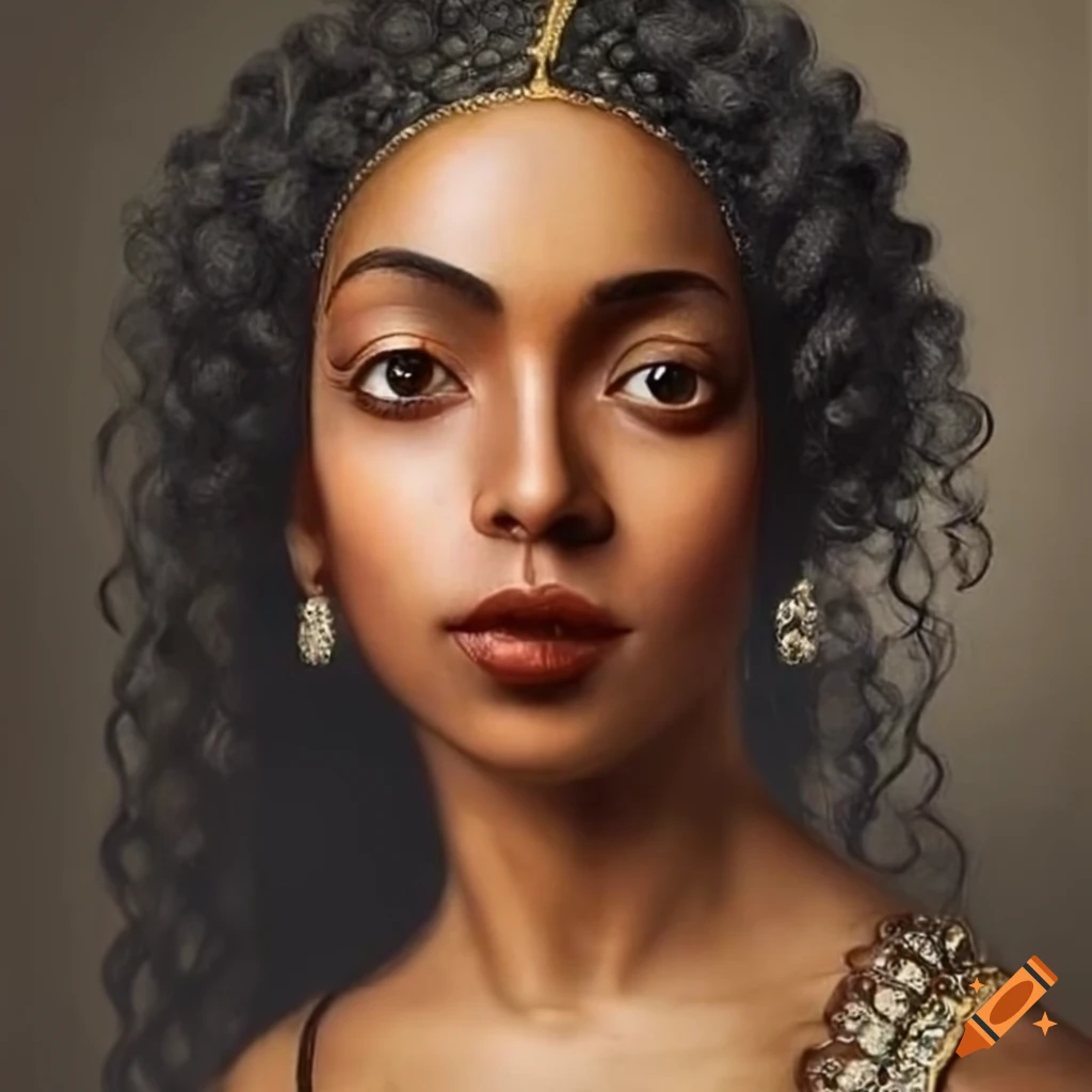 Portrait of a moorish woman from Andalusia on Craiyon