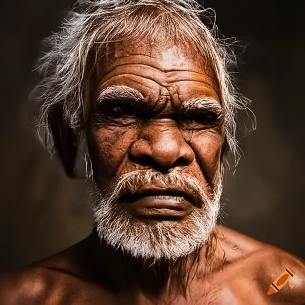 Photograph of aboriginal tasmanians on Craiyon