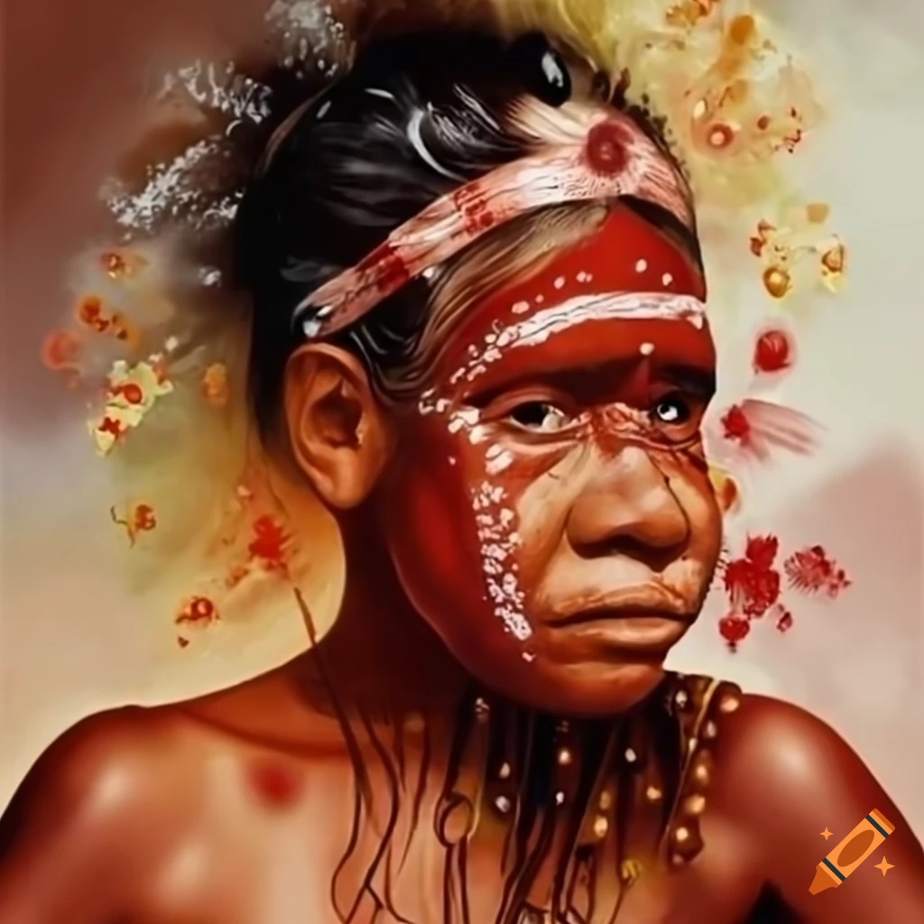Indigenous People images created on Craiyon