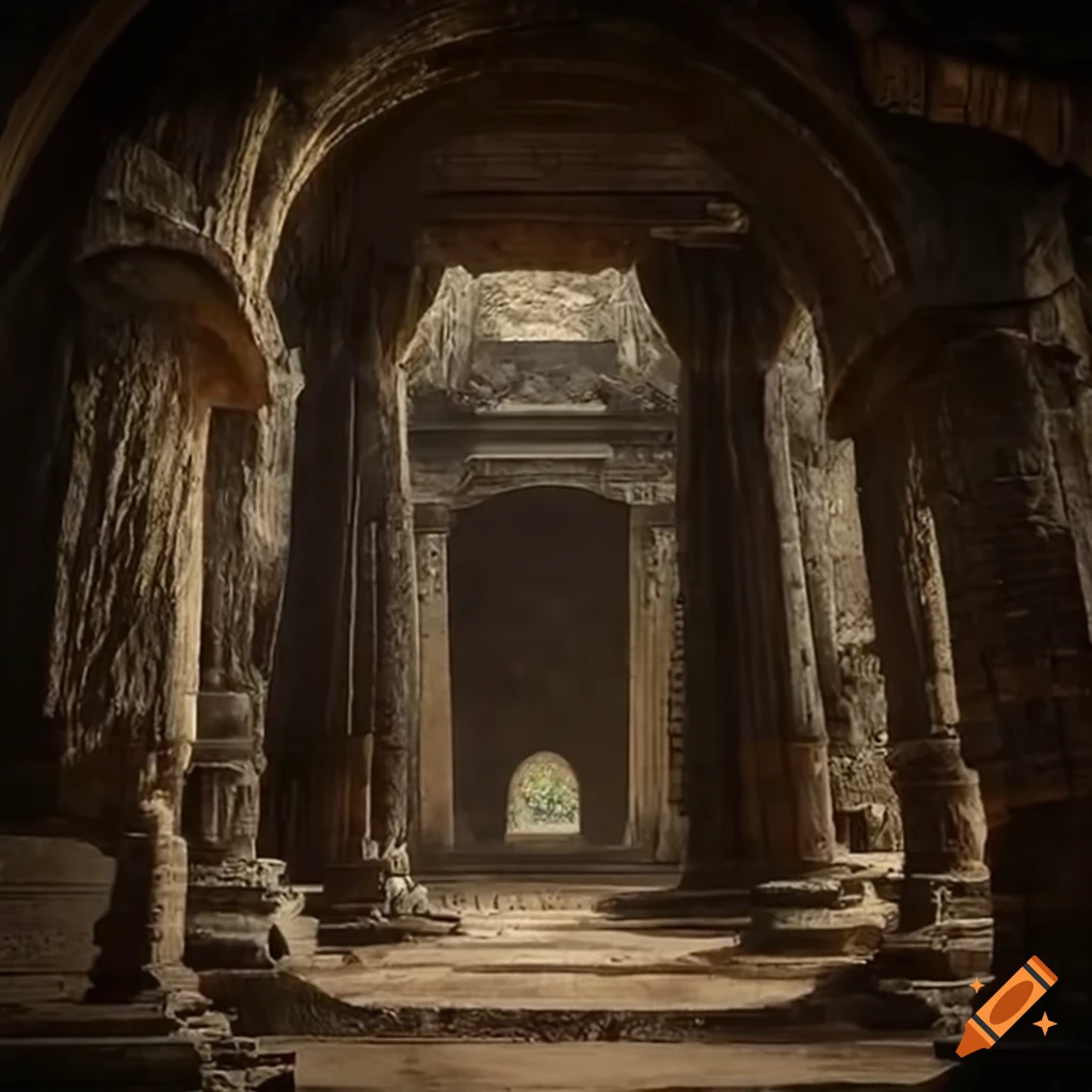 Image of ancient jedi temple ruins