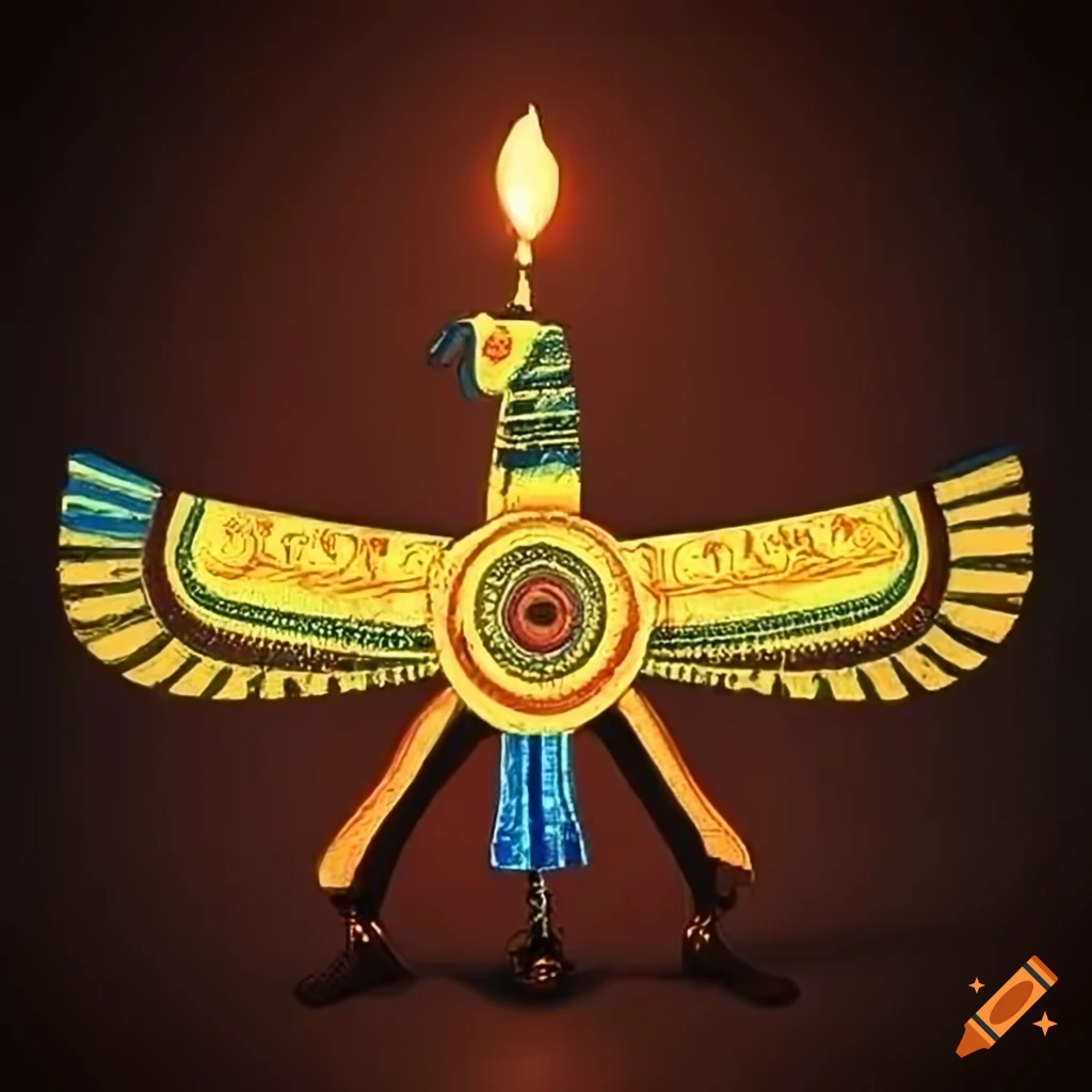 Faravahar symbol of ancient persia on Craiyon