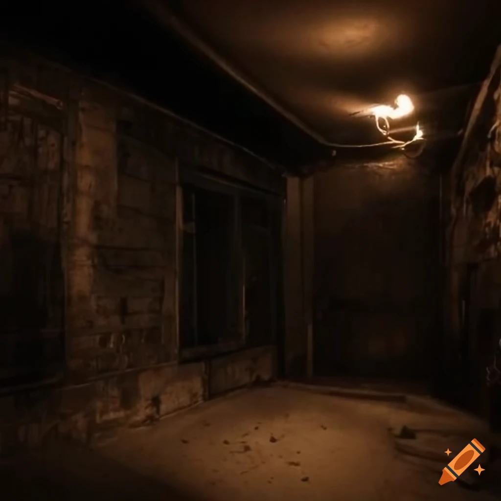 High-quality image of a dark basement