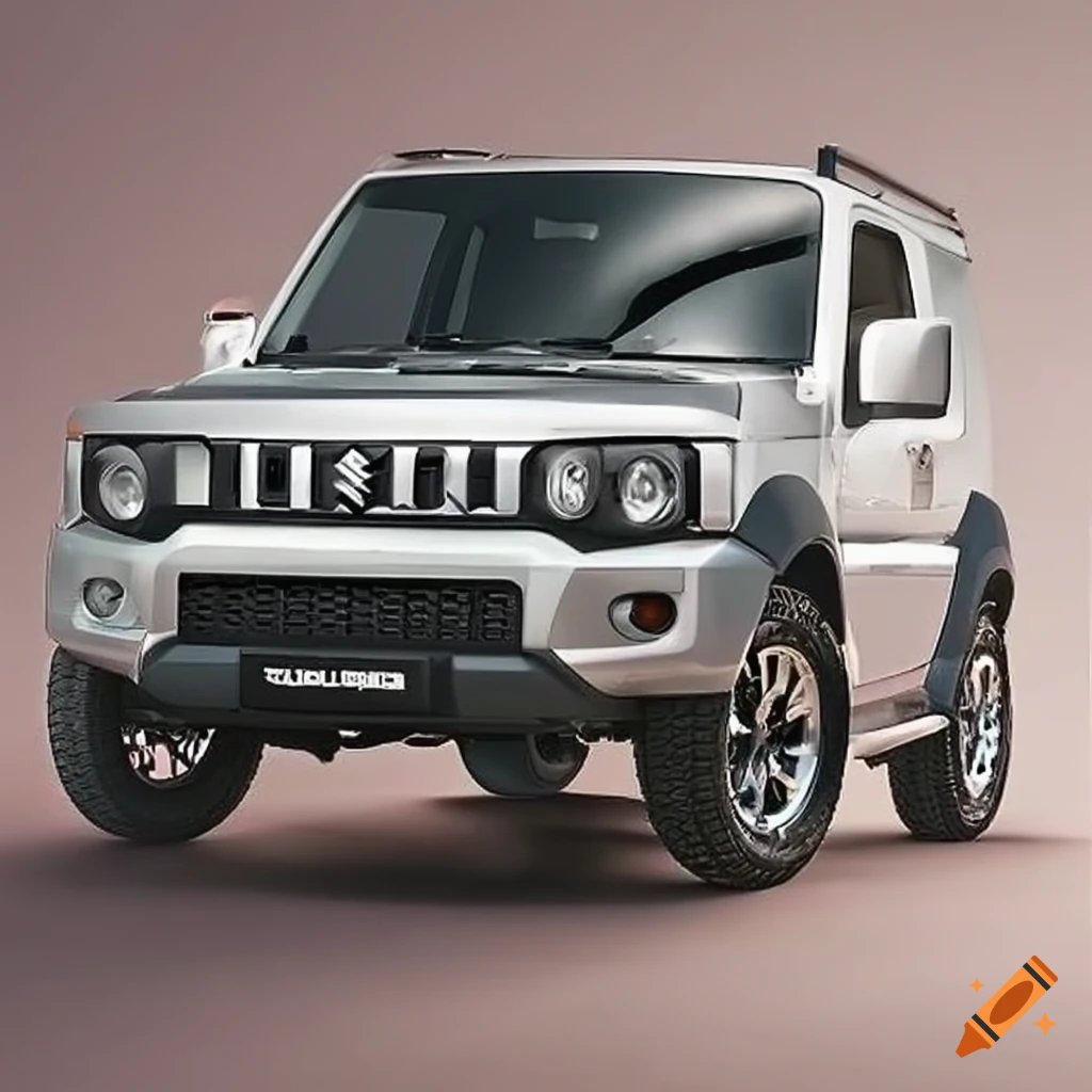 White suzuki jimny 2014