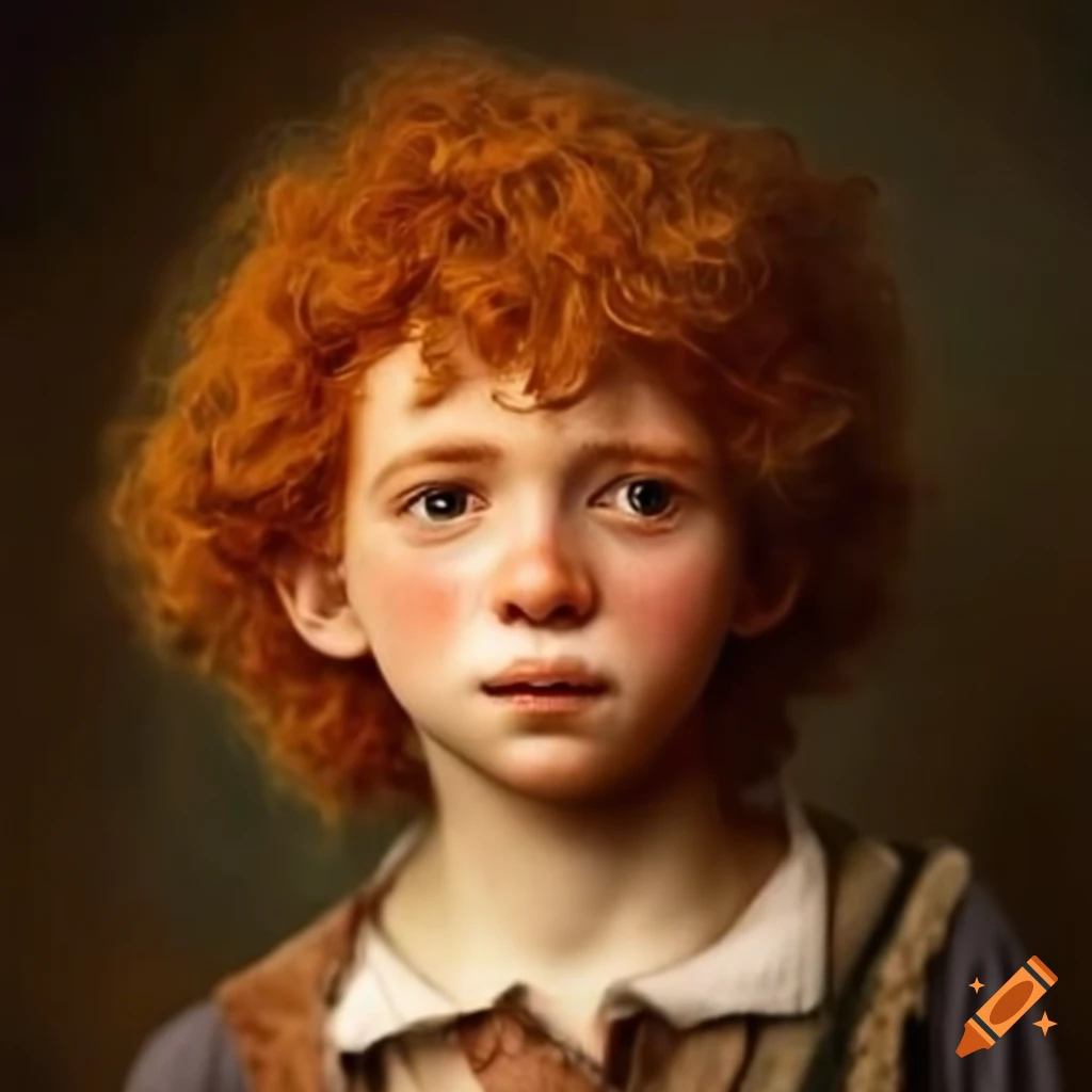 Ginger boy with a gypsy jewish heritage on Craiyon