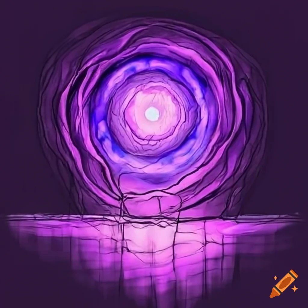 Purple portal on Craiyon