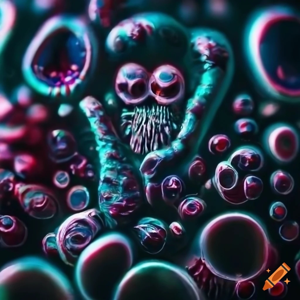 Creepy alien-themed 2d metroid game on Craiyon