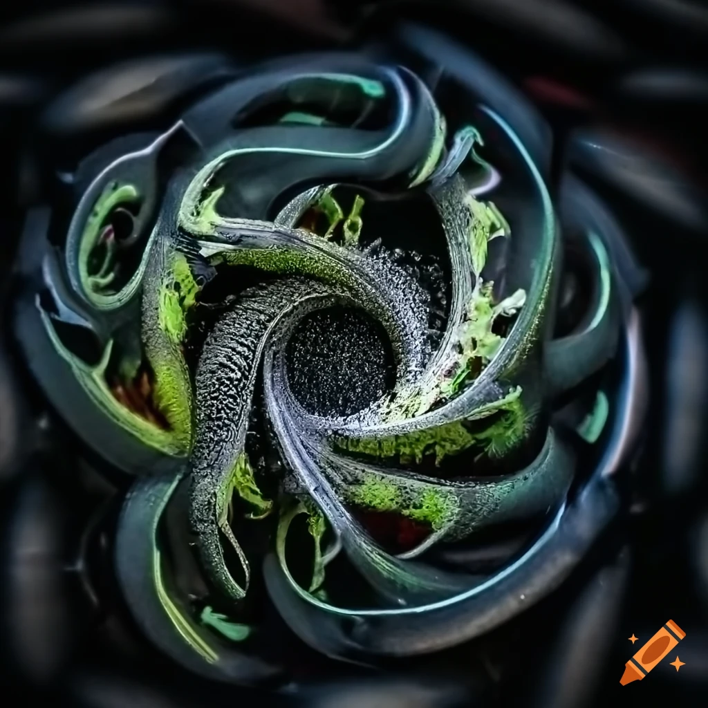 Surreal creature representing entropy and nature on Craiyon