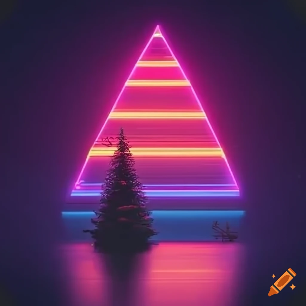 Synthwave miami christmas artwork on Craiyon