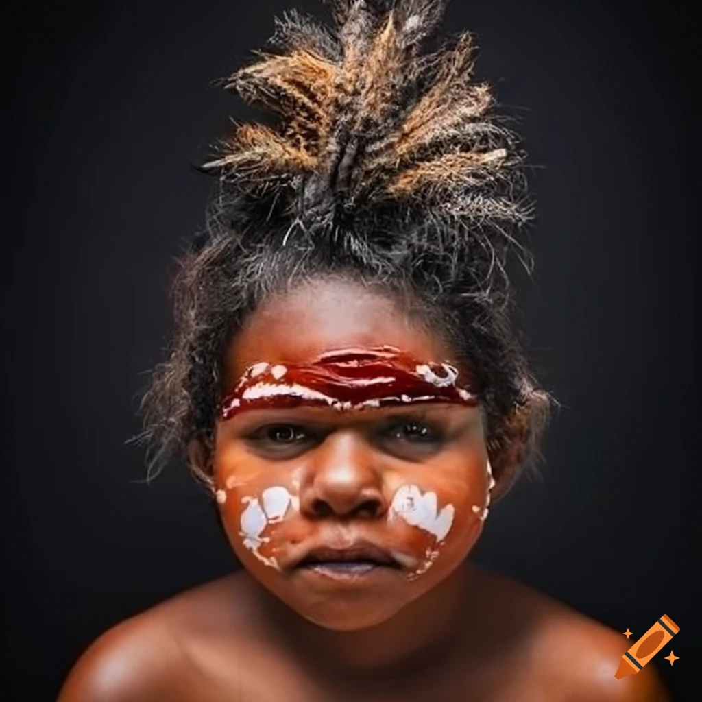 Photograph of aboriginal tasmanians on Craiyon