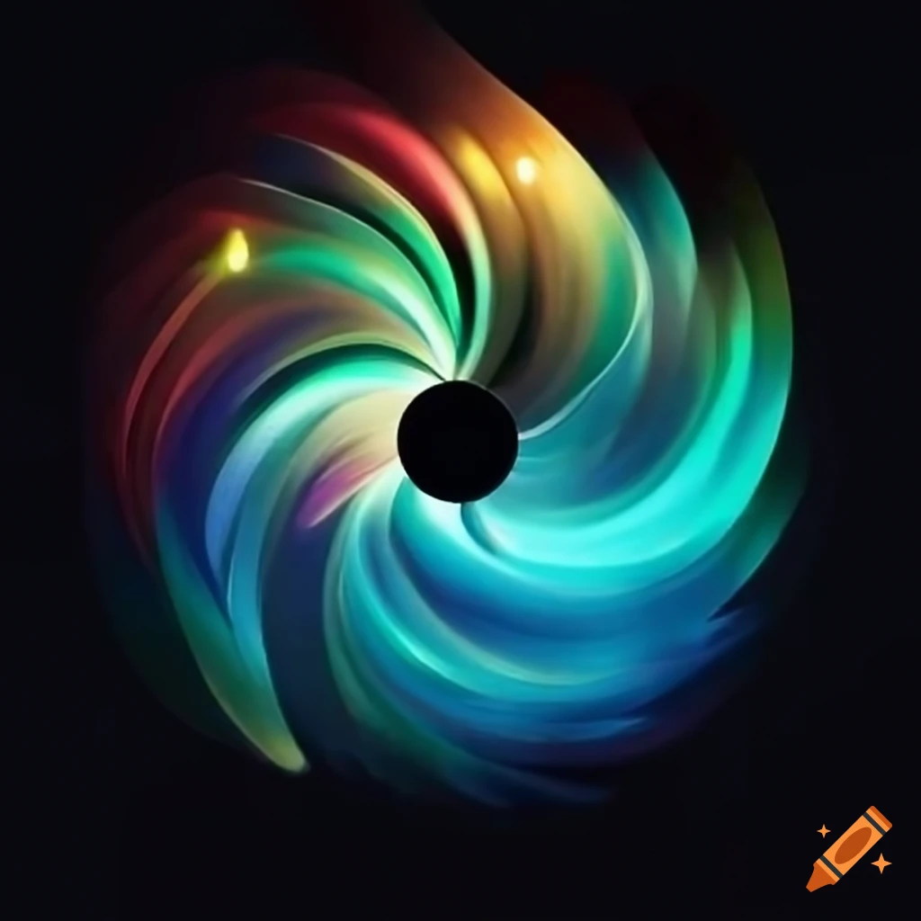 Radiant abstract image on Craiyon