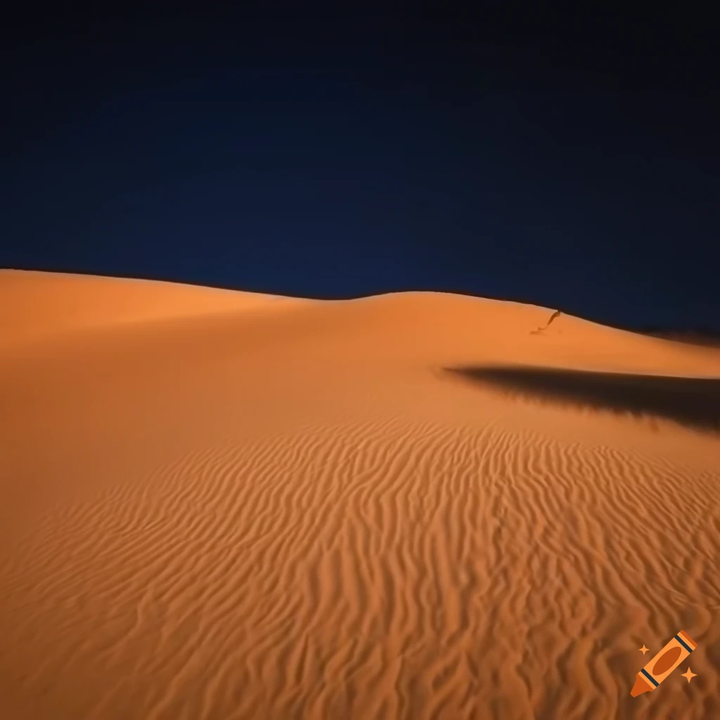 Desolate desert landscape with rocky outcroppings