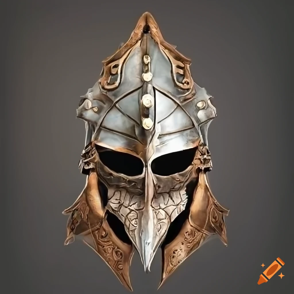 Symmetrical dragon helmet