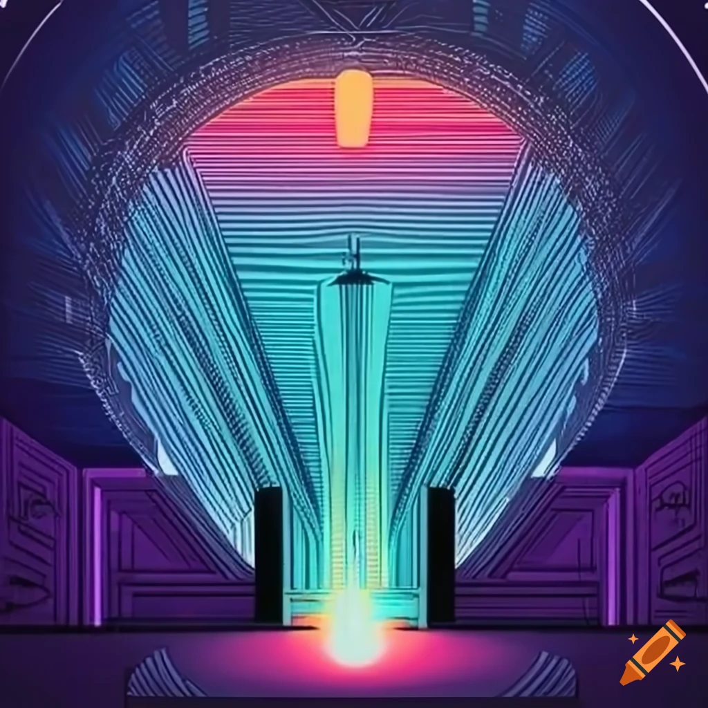 Art-deco inspired user interface