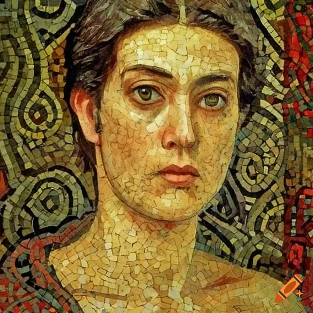 Illustration of Link from Zeugma mosaic on Craiyon