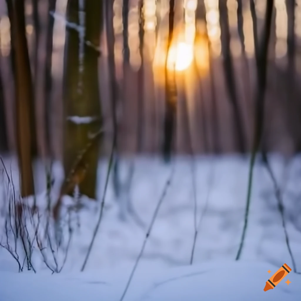 Winter adventure in a snowy landscape