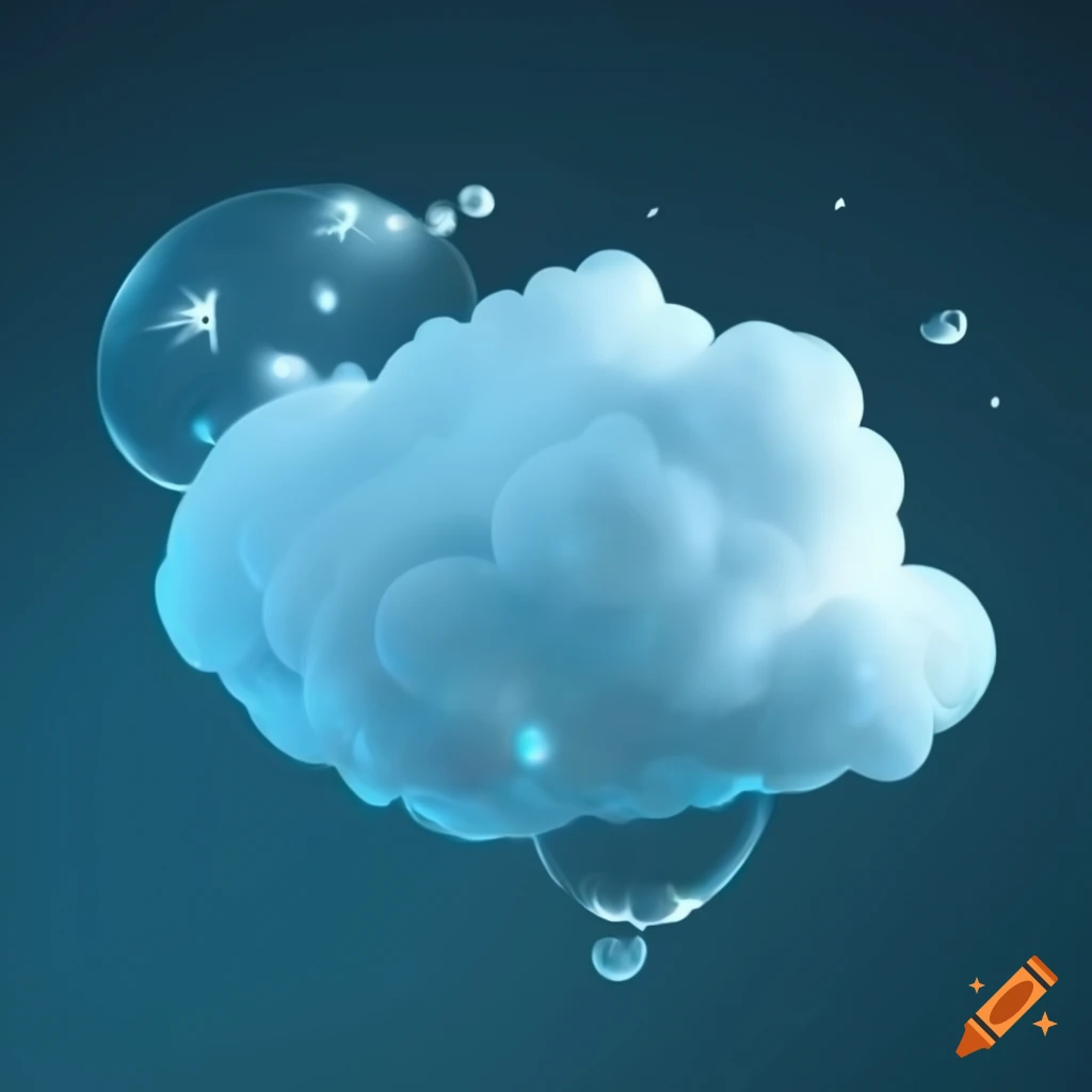 Cloud bubble design with m!ndlezz actz! text on Craiyon