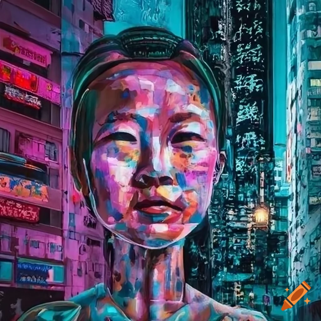 Powerful artwork depicting hong kong on Craiyon