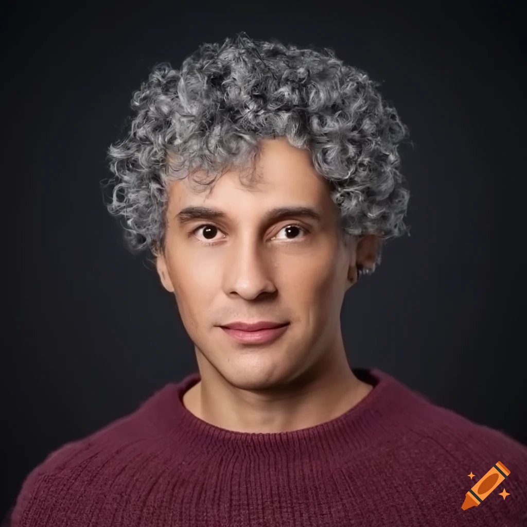 Portrait of a kind-looking man with short grey curly hair