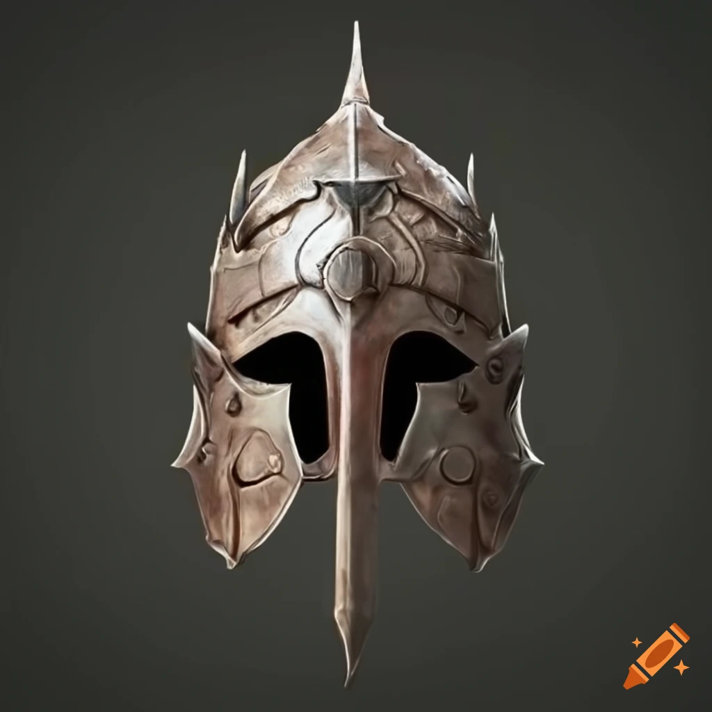 Symmetrical dragon helm