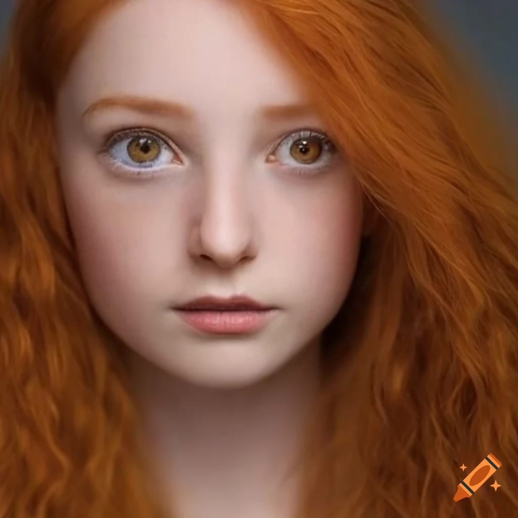 Highly Detailed Portrait Of A Young Irish Woman