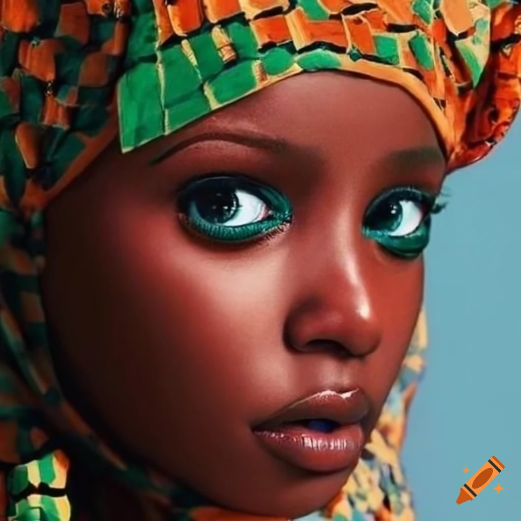 Beautiful woman from somalia on Craiyon