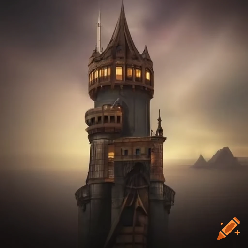 Steampunk tower