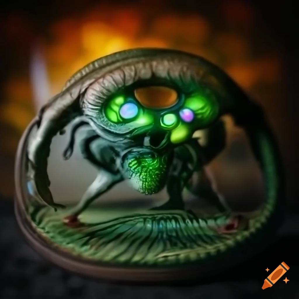 Creepy and slimy alien tiles in a 2D Metroid game on Craiyon