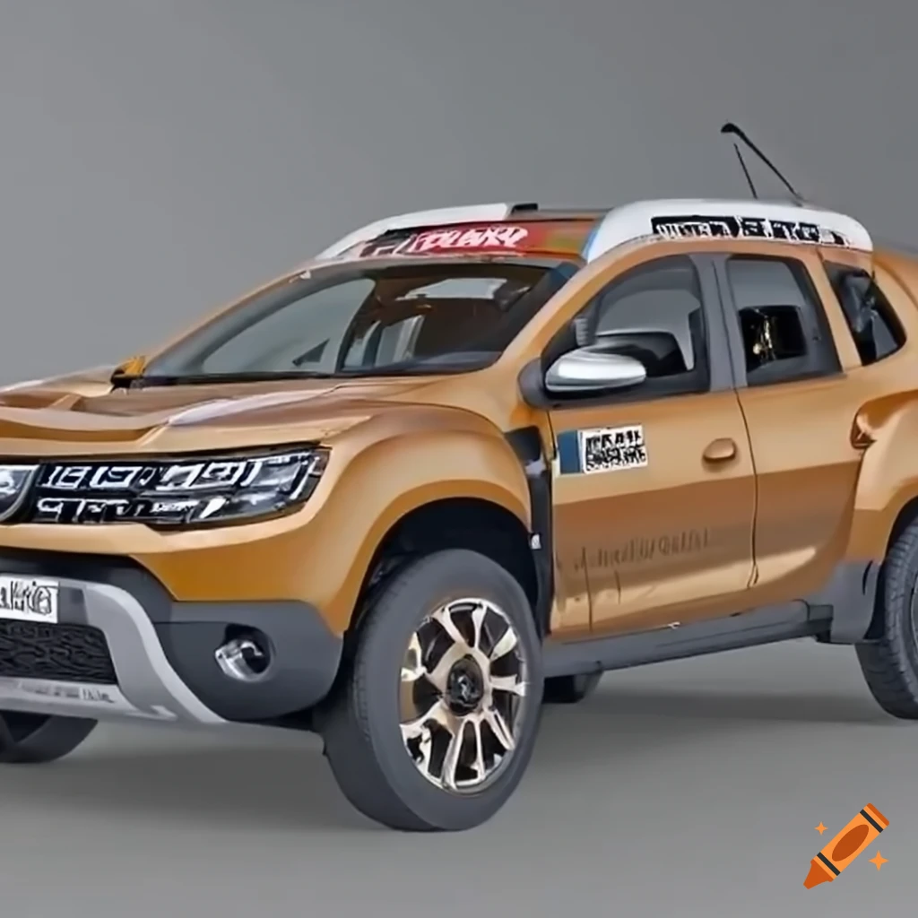 2022 dacia duster rally racing car on Craiyon