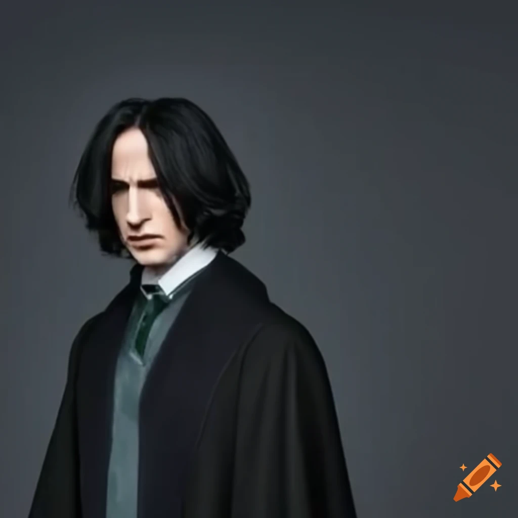 Portrait of young severus snape from harry potter