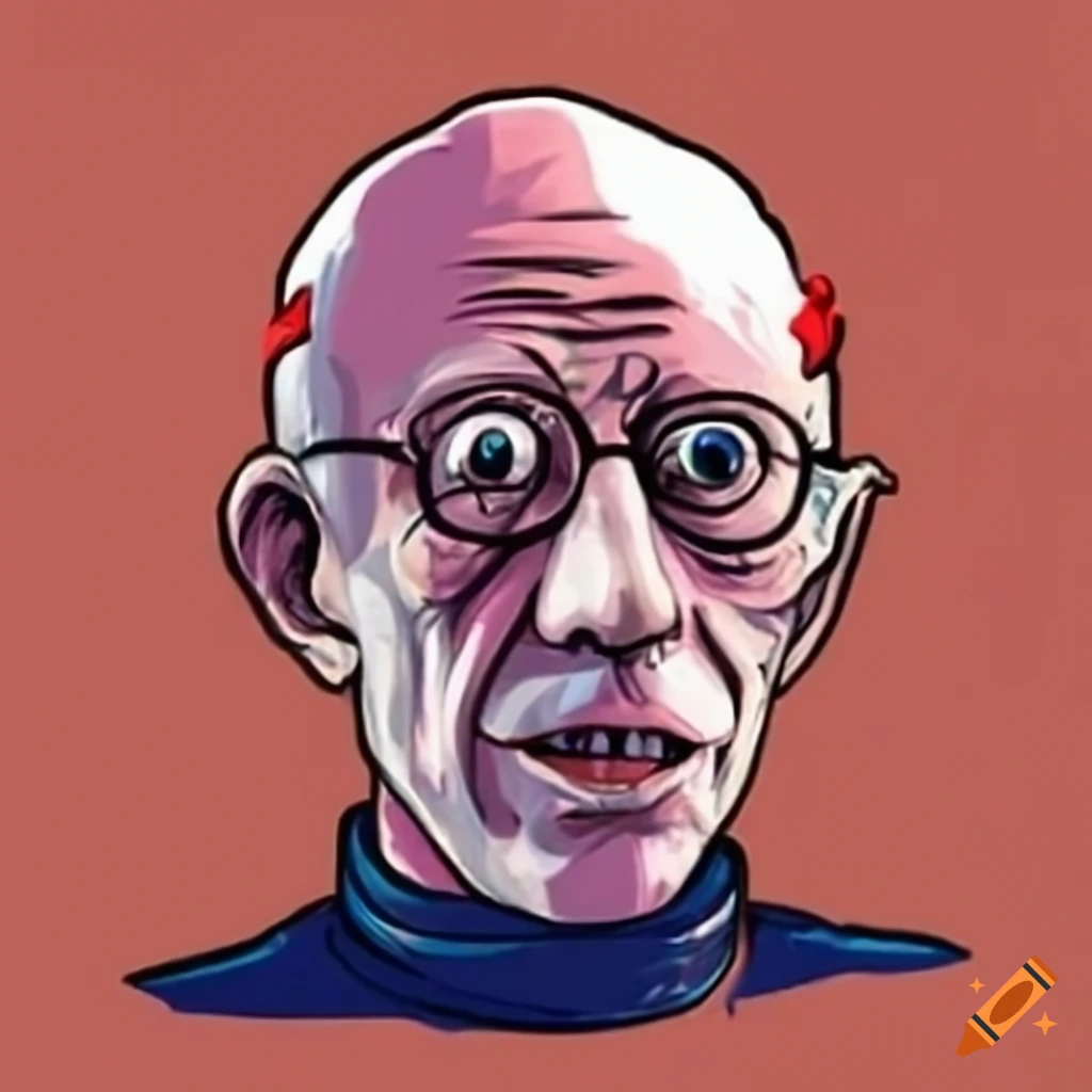 Portrait of michel foucault on Craiyon