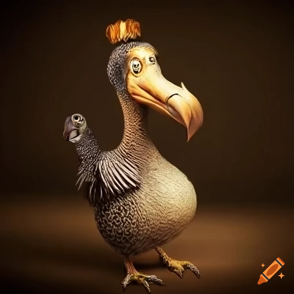 Illustration of the king of dodo birds