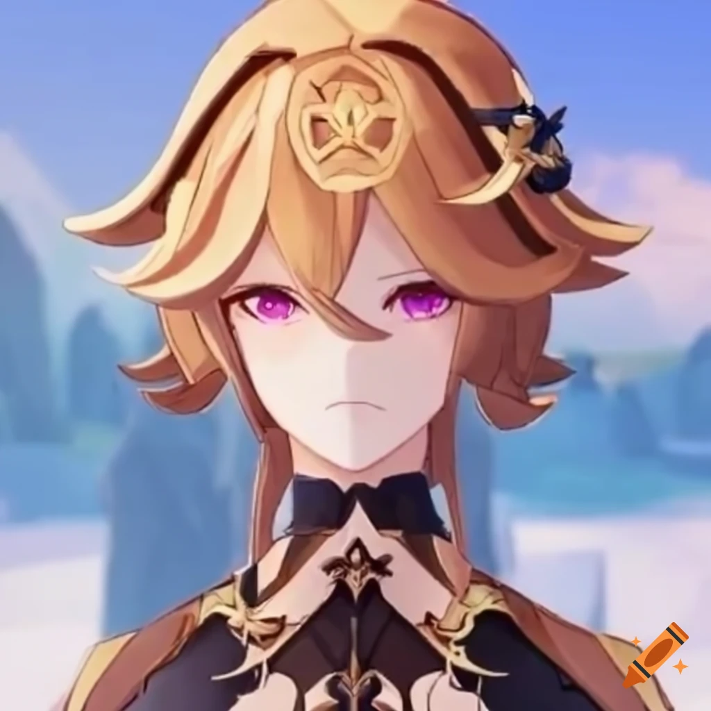 Character from the geo element in genshin impact