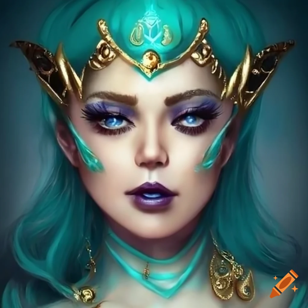 Hispanic girl cosplaying as plus size elven queen