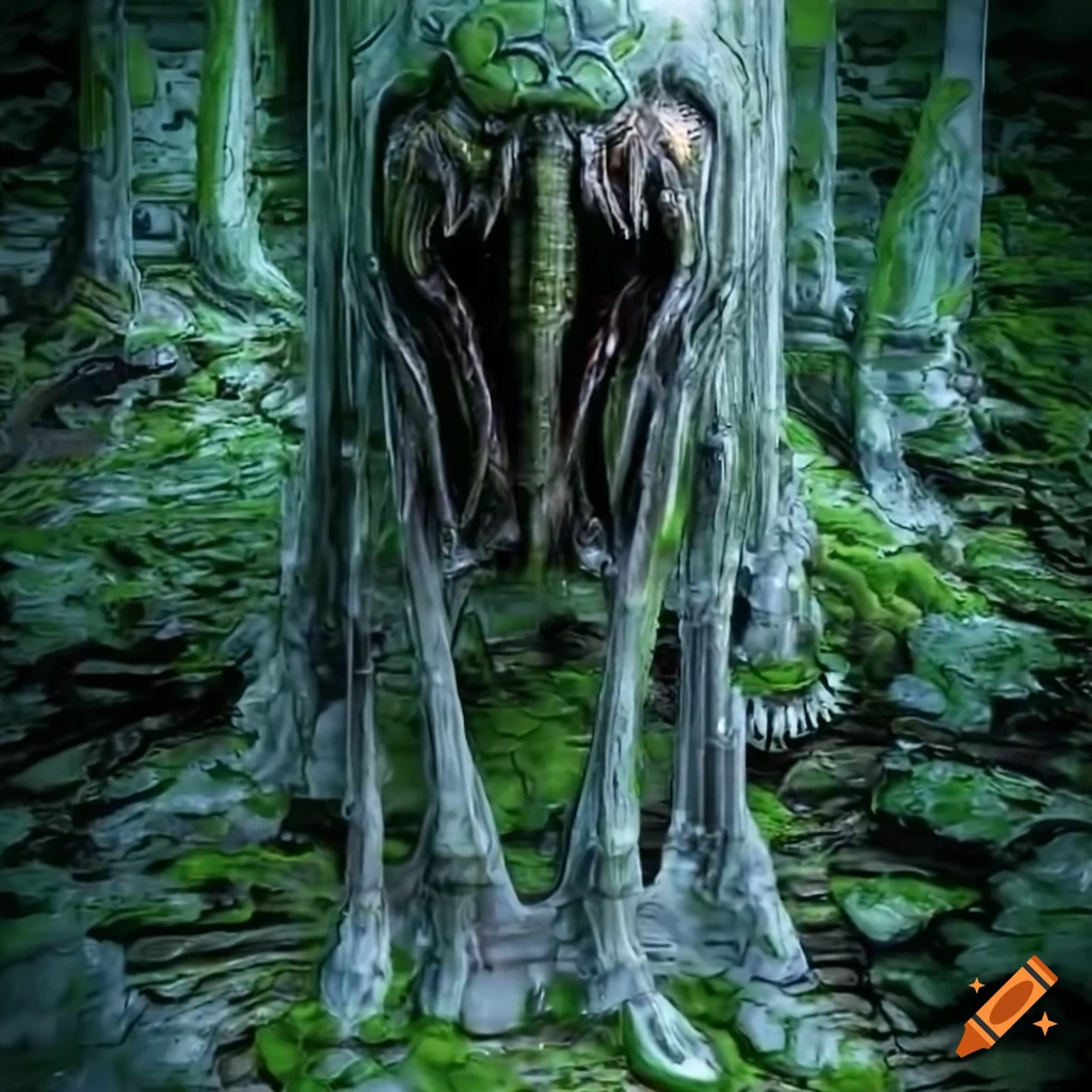 2D Metroid-like game with eerie alien environment on Craiyon