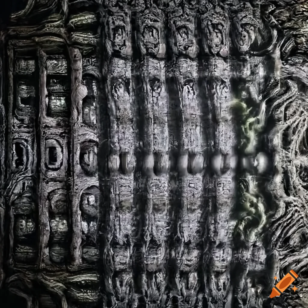 H r giger inspired alien in a 2d metroid game on Craiyon
