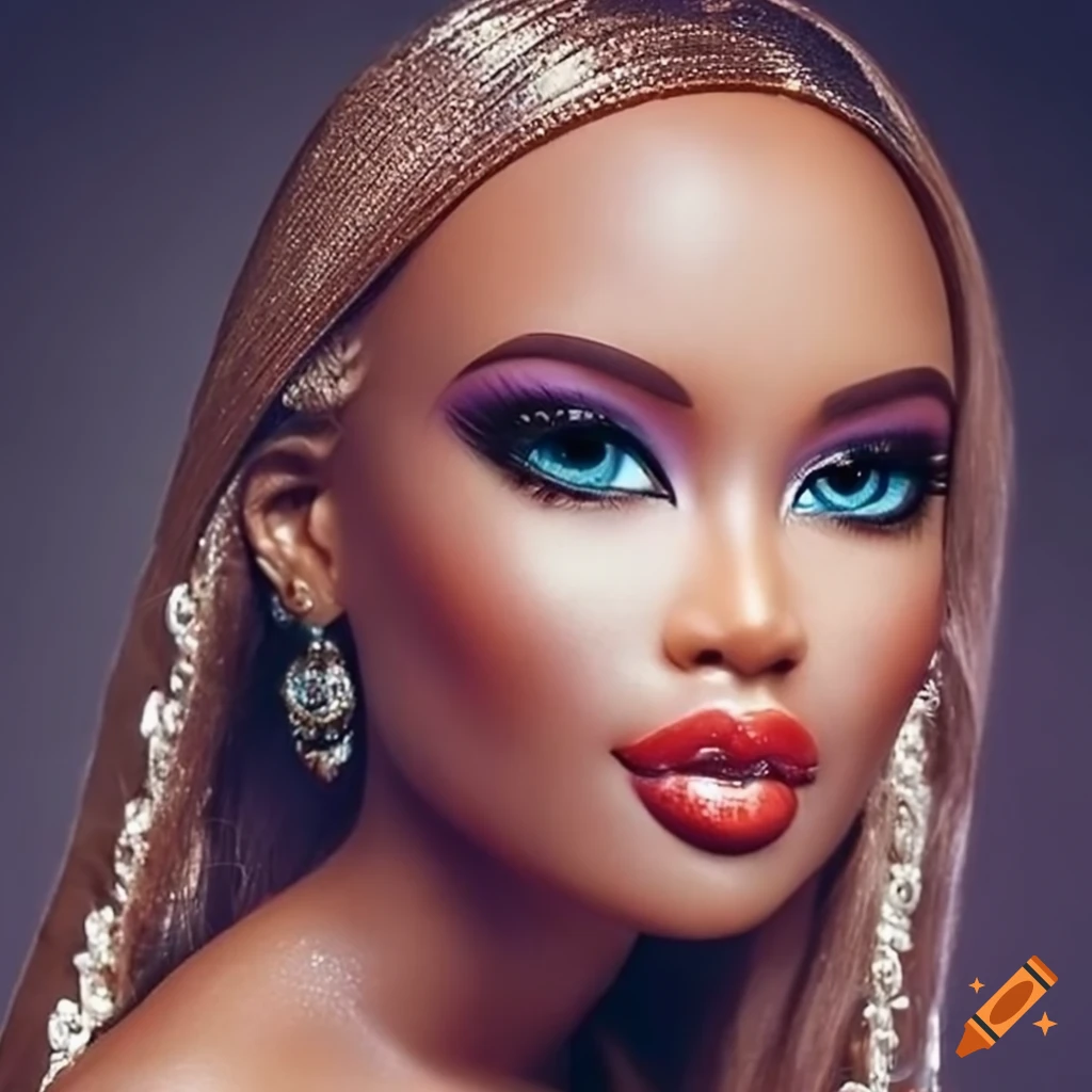 Realistic portrait of a woman with high-resolution details