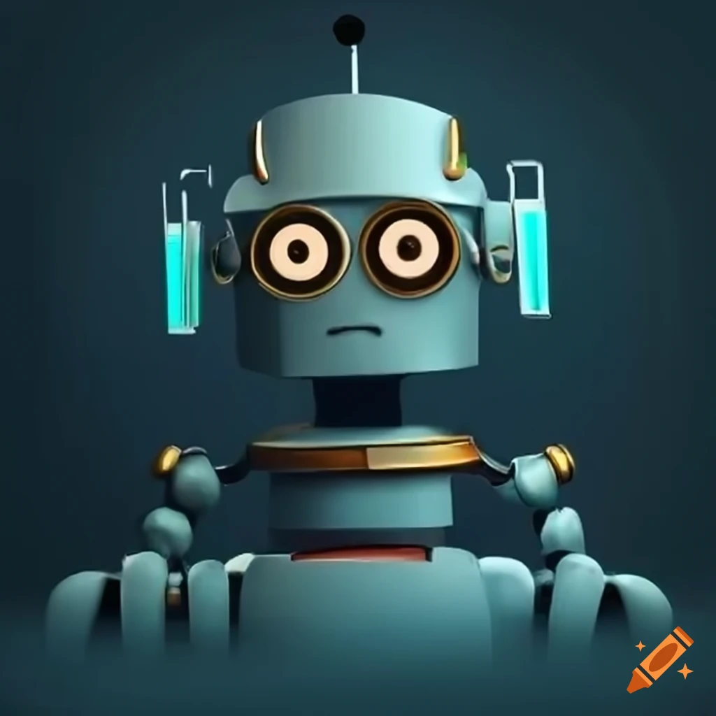 Banner featuring a silly robot