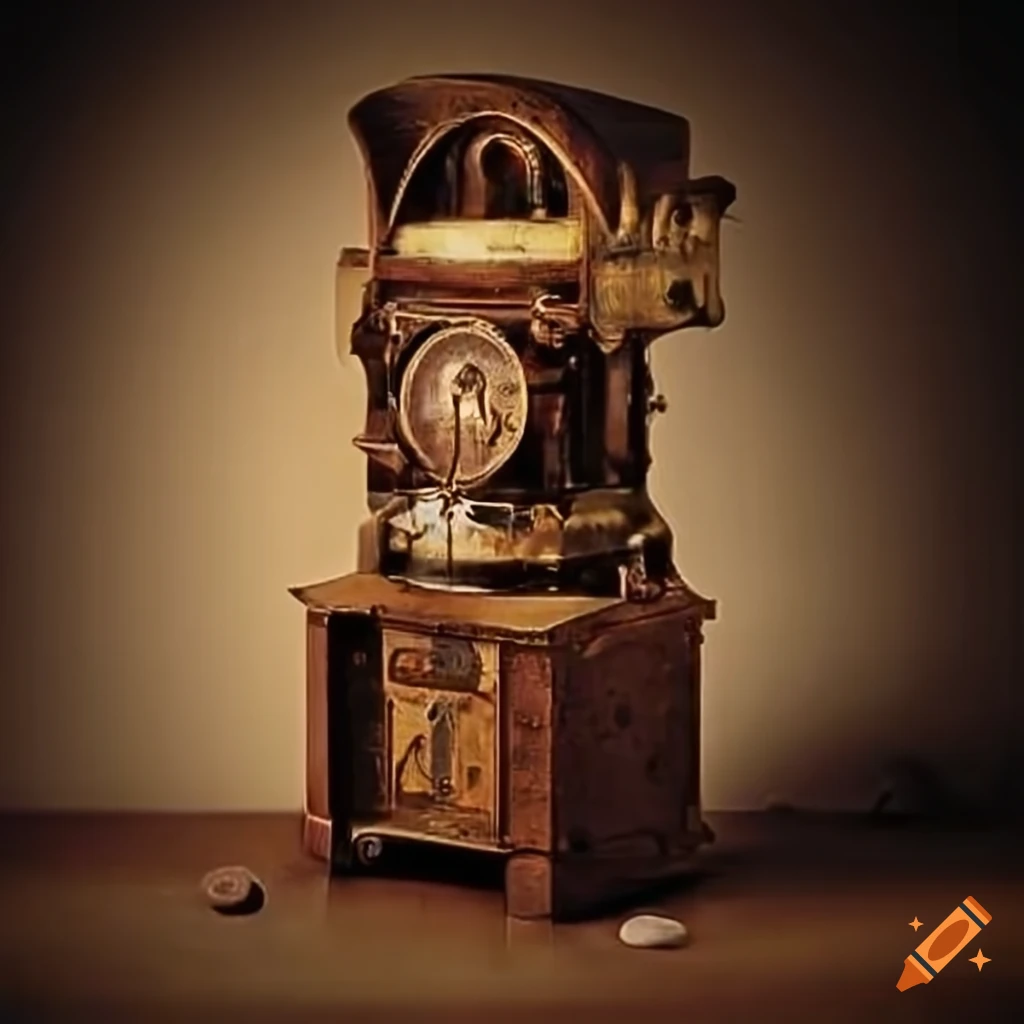 Image of an old time machine