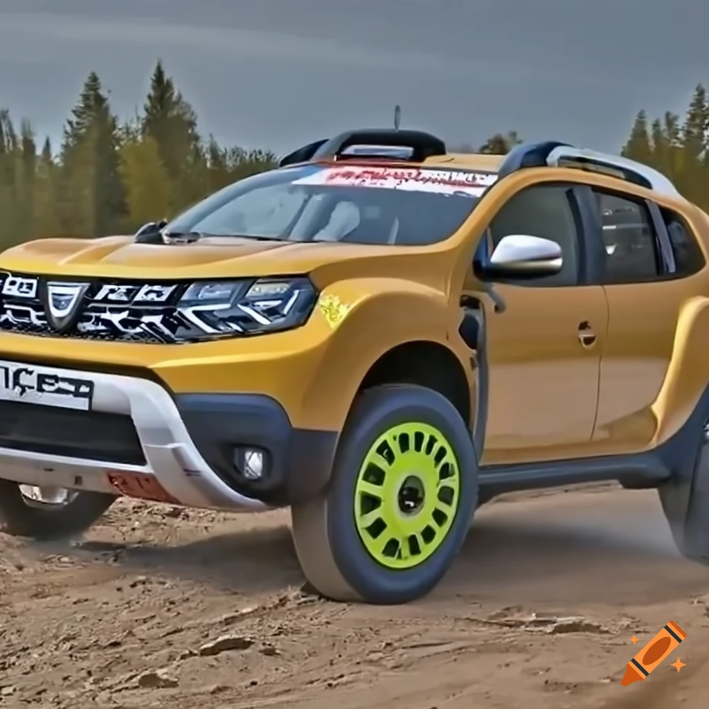 2022 dacia duster rally racing car