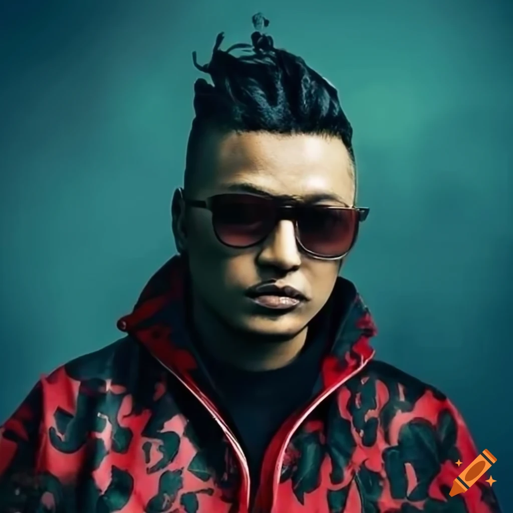 Nepali rapper performing on stage