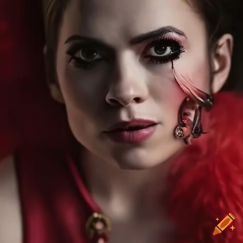 Hayley atwell as harley quinn cosplay on Craiyon