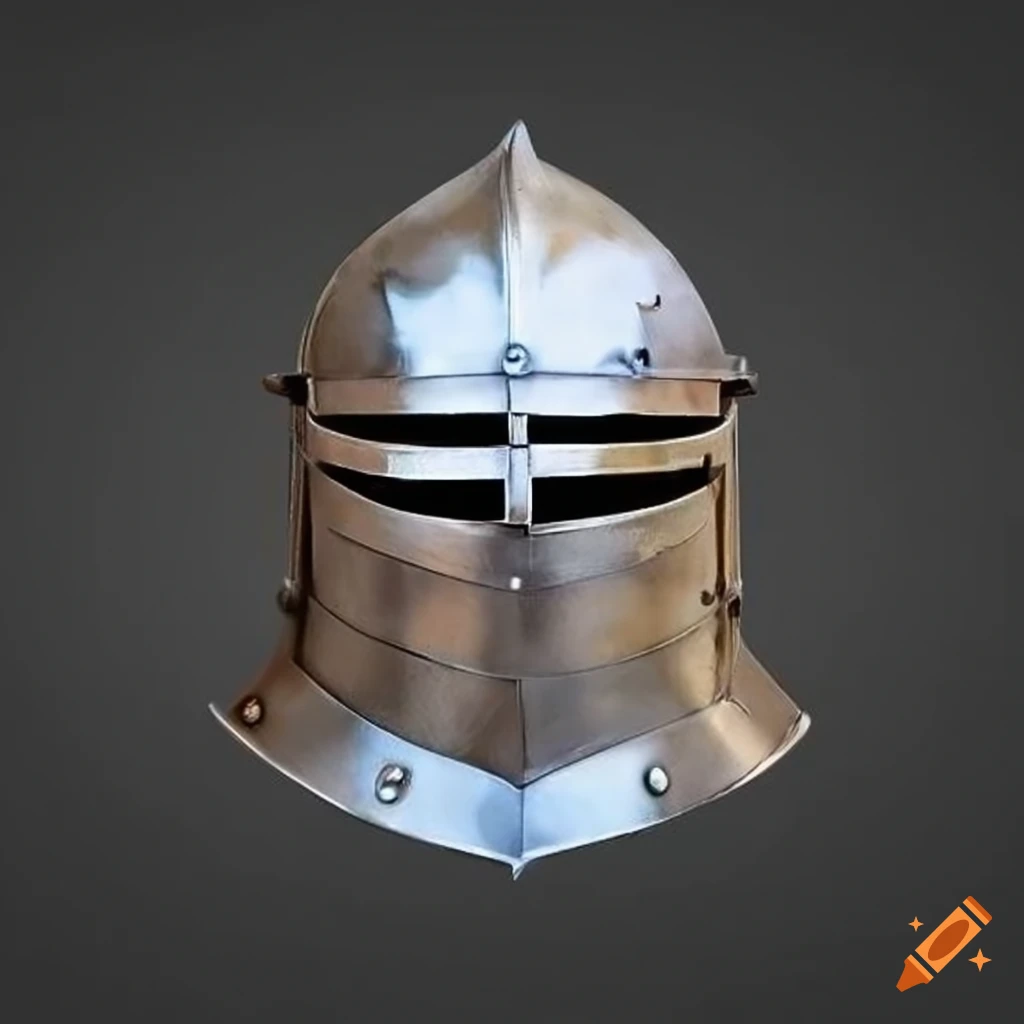 Symmetrical plate helmet with visor