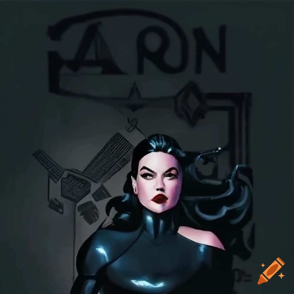 Sensuous and atmospheric depiction of phantom lady on Craiyon